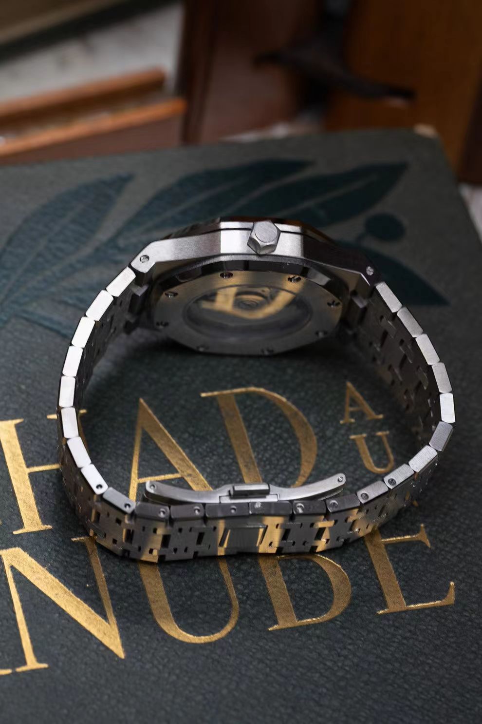 SEIKO MOD NAUTILUS KAKI OPEN HEART - Brand watch specialty store